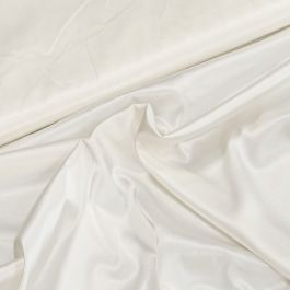 Satén elastický 1025/09, jednobarevná krémová, š.150cm (látka v metráži ...