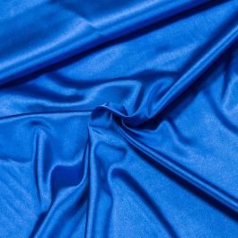 Satén elastický STR SAT 021, jednobarevná královsky modrá, š.150cm ...